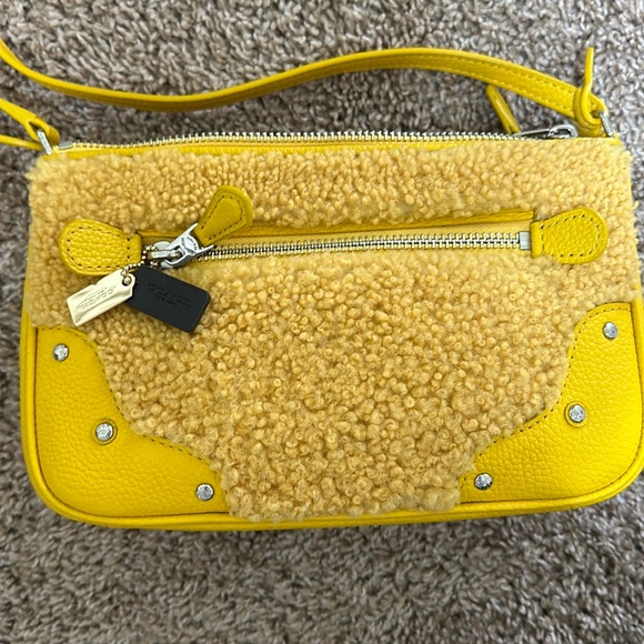 Coach | Bags | Coach Yellow Adjustable Cross Body Bag | Poshmark